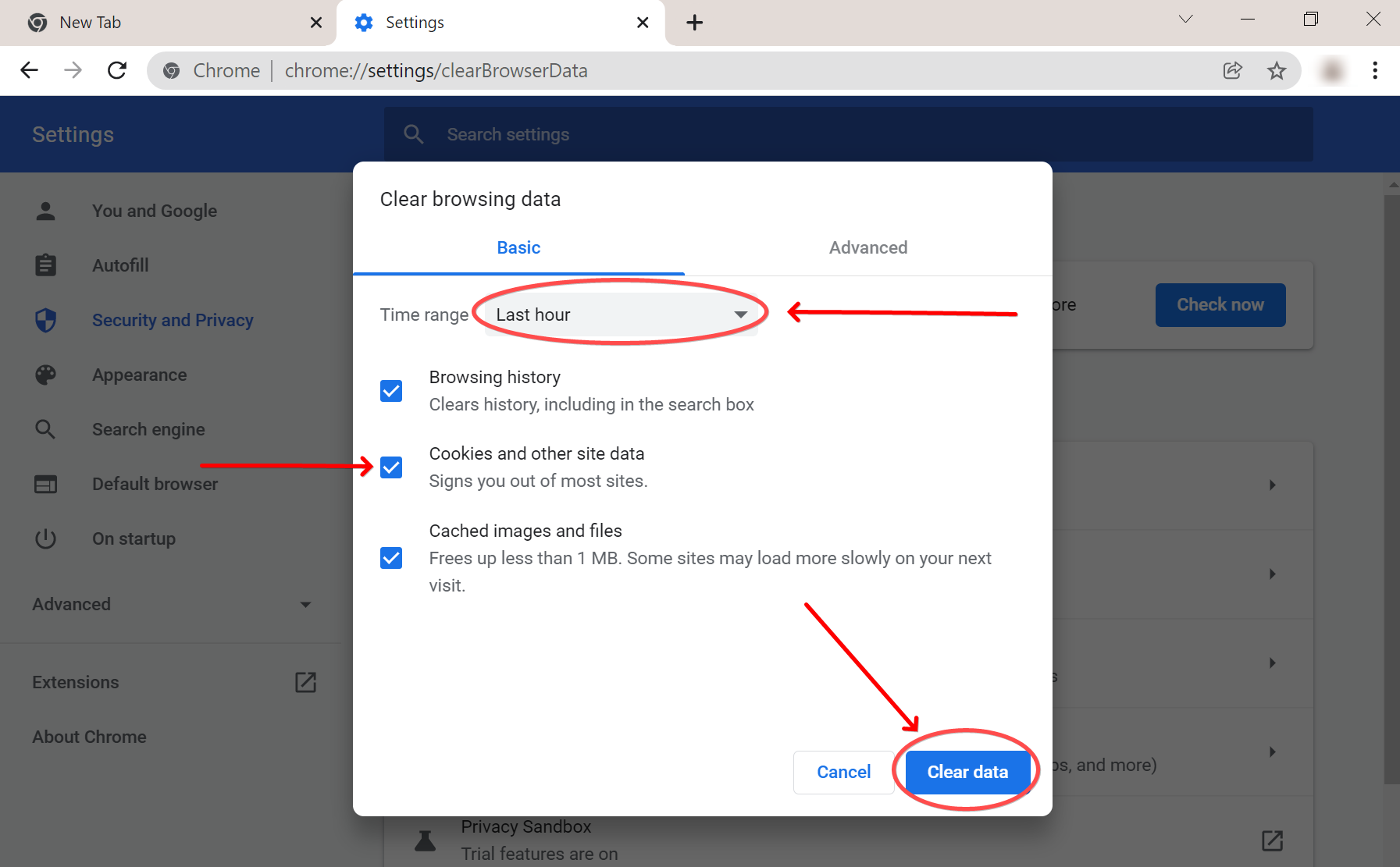 How To Clear Cookies And Cache In Chrome: Step By Step - Mailvio