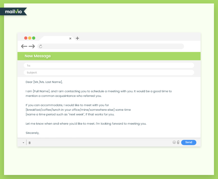 Samples Of Email Subject For Meeting Request - Mailvio