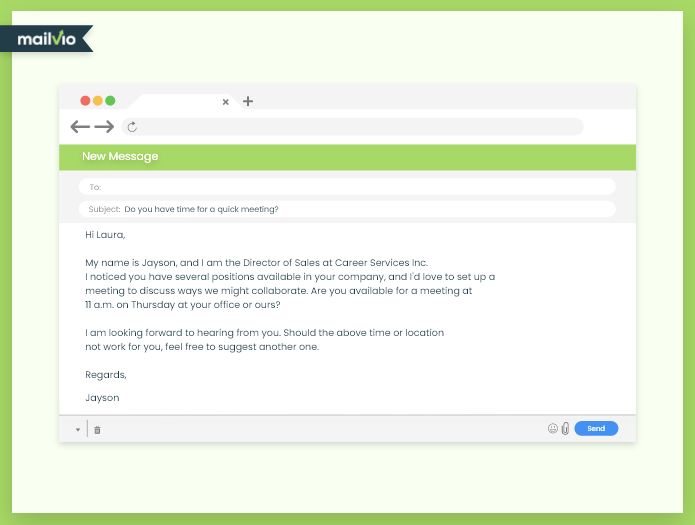 Samples Of Email Subject For Meeting Request - Mailvio