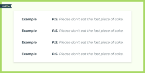 How to Use P.S. In An Email To Boost Conversions - Mailvio