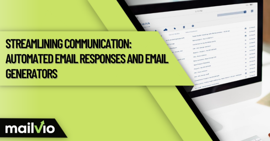 Streamlining Communication Email Responses Email Generators